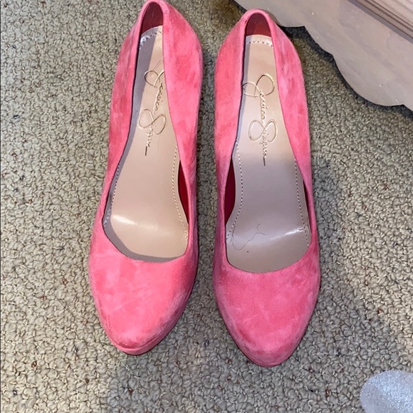Jessica Simpson | Shoes | Jessica Simpson Pink Heels Size 75 | Poshmark